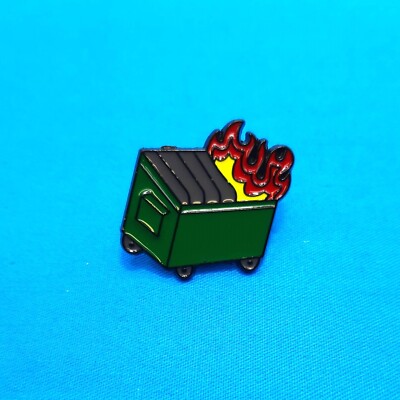 Dumpster Fire Enamel Pin PN1126 | eBay