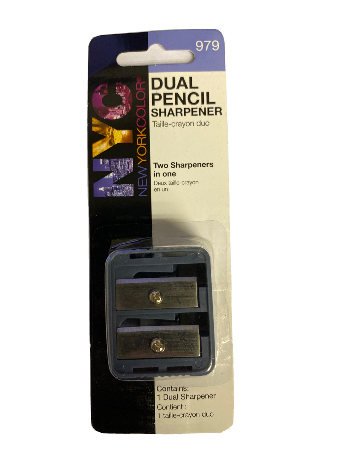 NYC Dual Pencil Sharpener 979 Eye/ Lip Pencil Sharpener ~COMBINED ...
