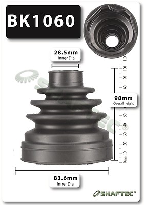 SHAFTEC CV BOOT KIT GAITER FITS QASHQAI (/QASHQAI +2 I) 1.6 2.0 dCi ...