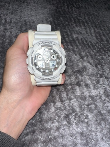 CASIO G-Shock Alarm World Time 55x51.2mm case White Resin Case with ...