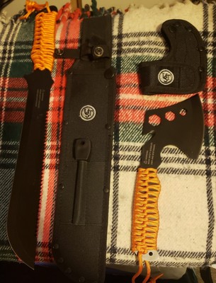 UTS OR UST MACHETE AND HATCHET SET WITH SHEATHS | eBay