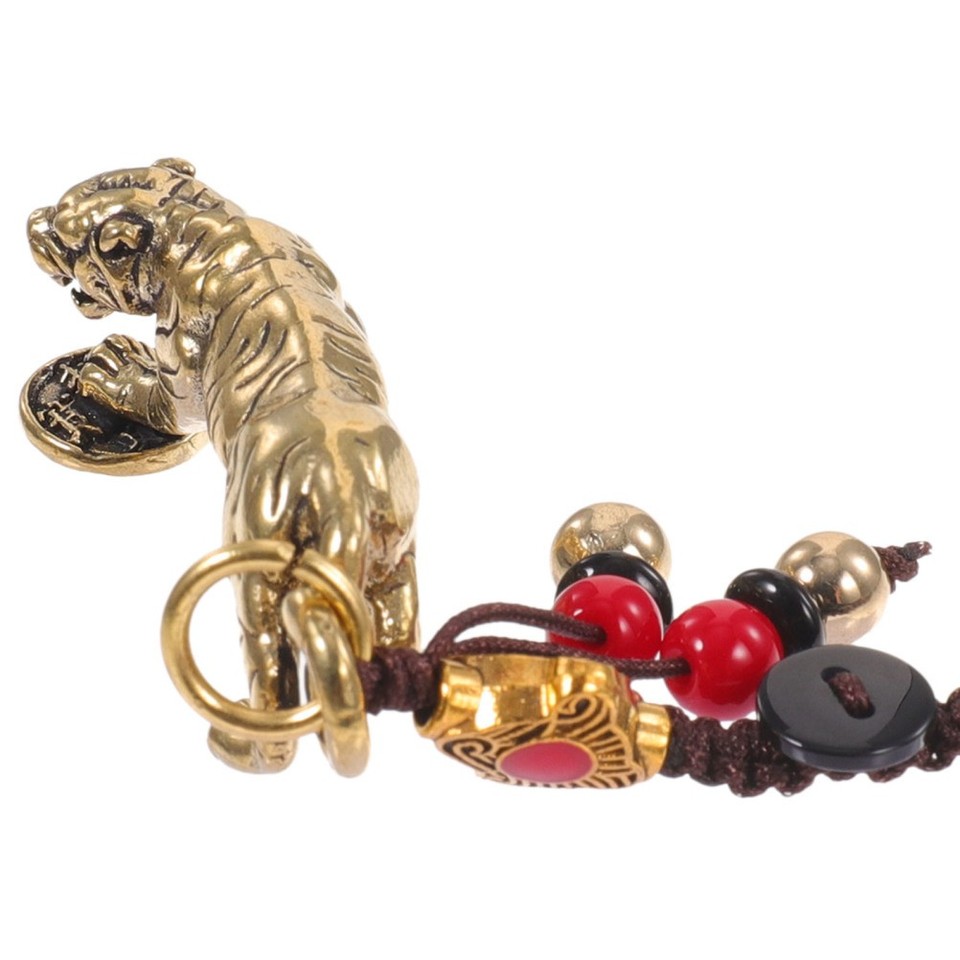 Tiger Pendants Keyring Animal Keychains for Women Chinese New Year's ...