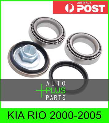 Fits KIA RIO Roller Bearing Kit Front Axle Shaft | eBay Australia