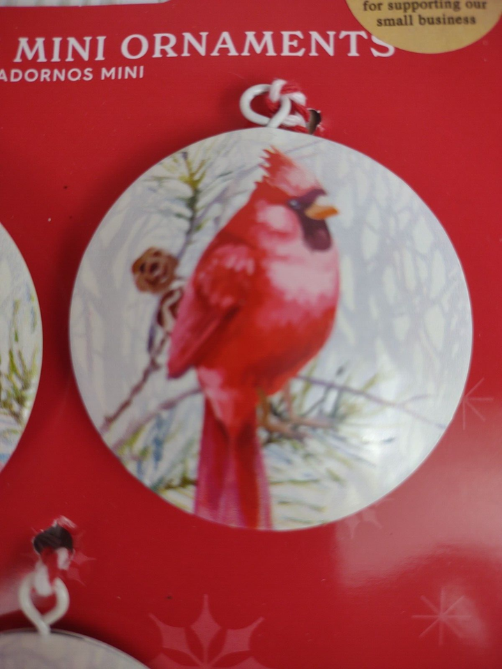 Christmas Ornaments Cardinals Winter Cardinal Bird Tree Ornament Decor ...