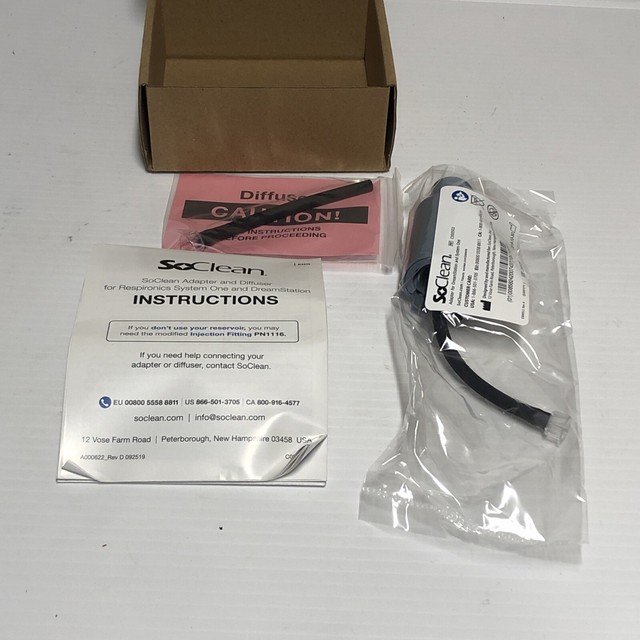 SoClean CPAP Adapter for Dreamstation & S1 System One for sale online ...