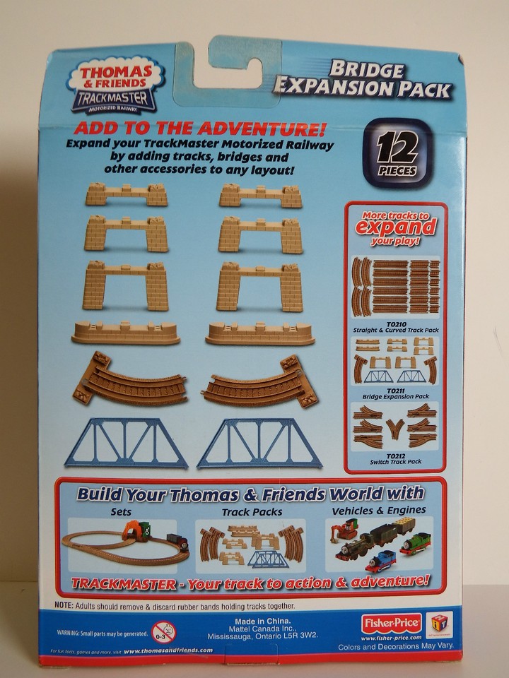 Thomas & Friends Trackmaster - TWELVE Piece BRIDGE EXPANSION PACK ...