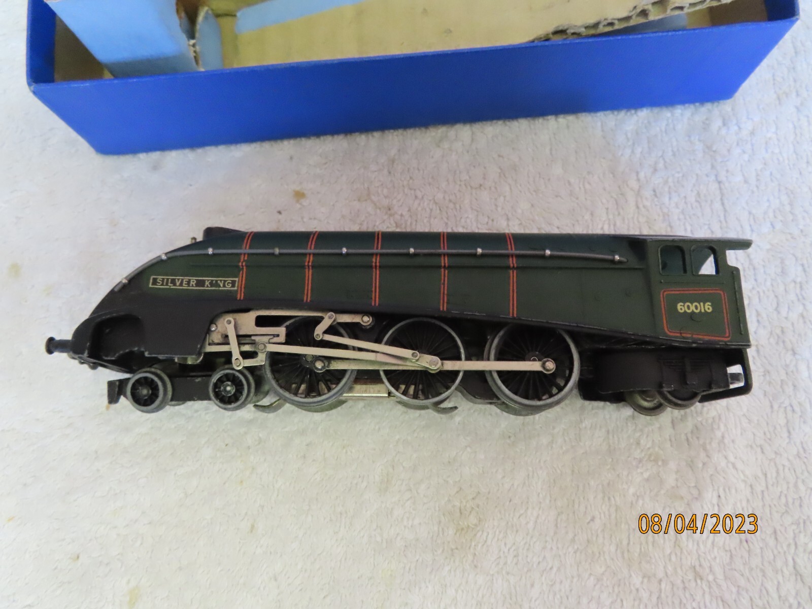Hornby Dublo 3 Rail EDL11 BR 4-6-2 Silver King Loco Green 60016 Boxed ...