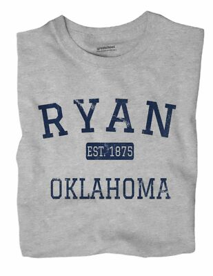 Ryan Oklahoma OK T-Shirt EST | eBay