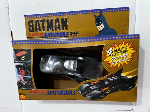 1990 Batman Electronic Batmobile ToyBiz #4435 4 Realistic Sounds And ...