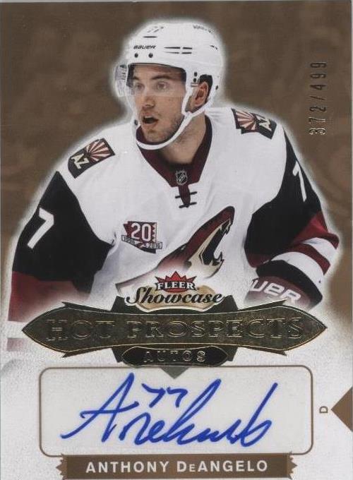 2016-17 Upper Deck Fleer Showcase - Hot Prospects Autos Anthony ...