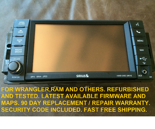 MYGIG 730N RHR NAVIGATION HI SPEED, GREEN ILLUM FOR JEEP WRANGLER RAM ...