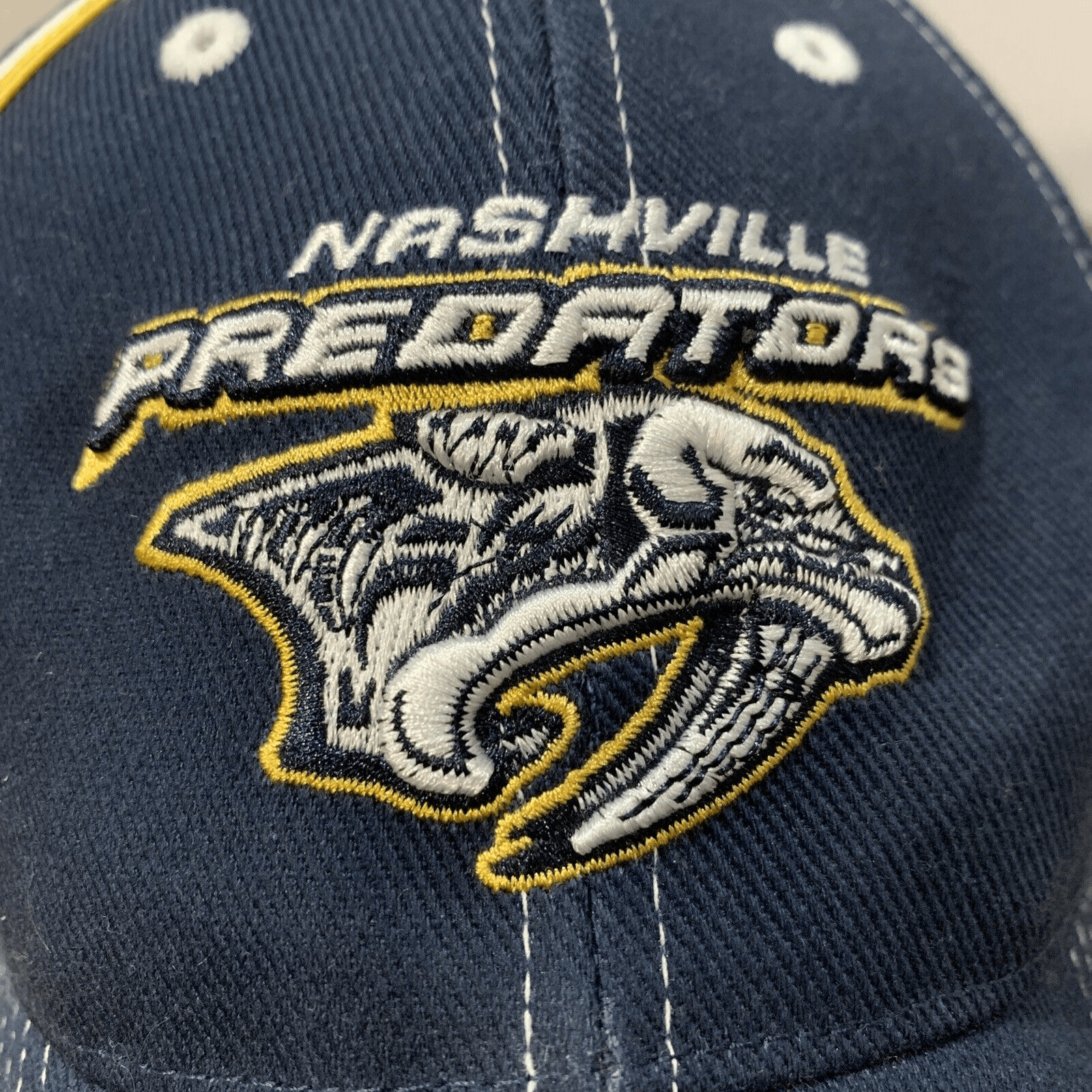 Nashville Predators Hat Cap Fan Favorite NHL Snapback Sabre Tooth Tiger ...