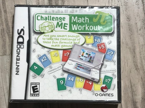 🔥New Sealed Challenge Me Math Workout Nintendo DS Educational Game🔥B3 ...