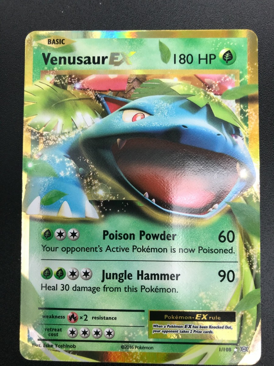 Pokemon Venusaur Ex Card
