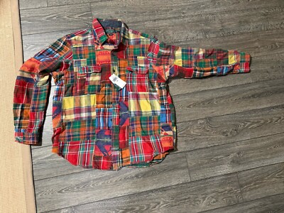 Polo Ralph Lauren Patchwork Shirt XXL | eBay