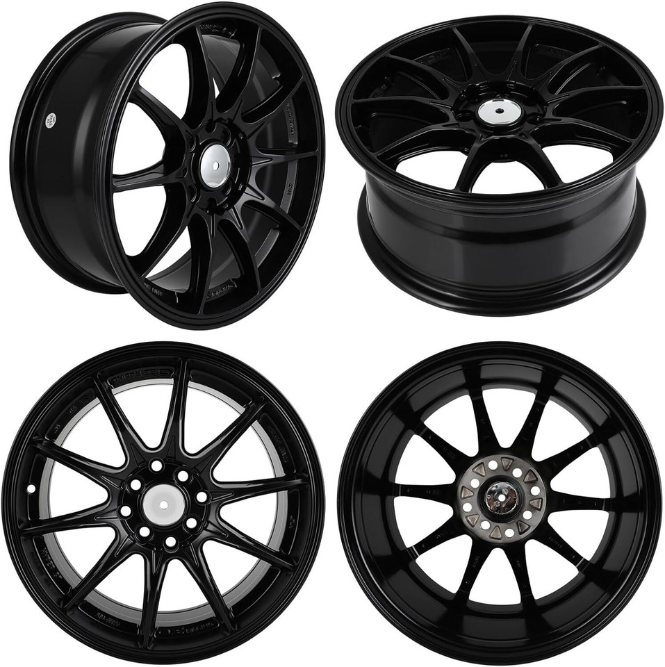 Set of 4 16x7 inch 8x100/114.3mm PCD +38mm Offset Wheel Rim 16'' Wheel ...