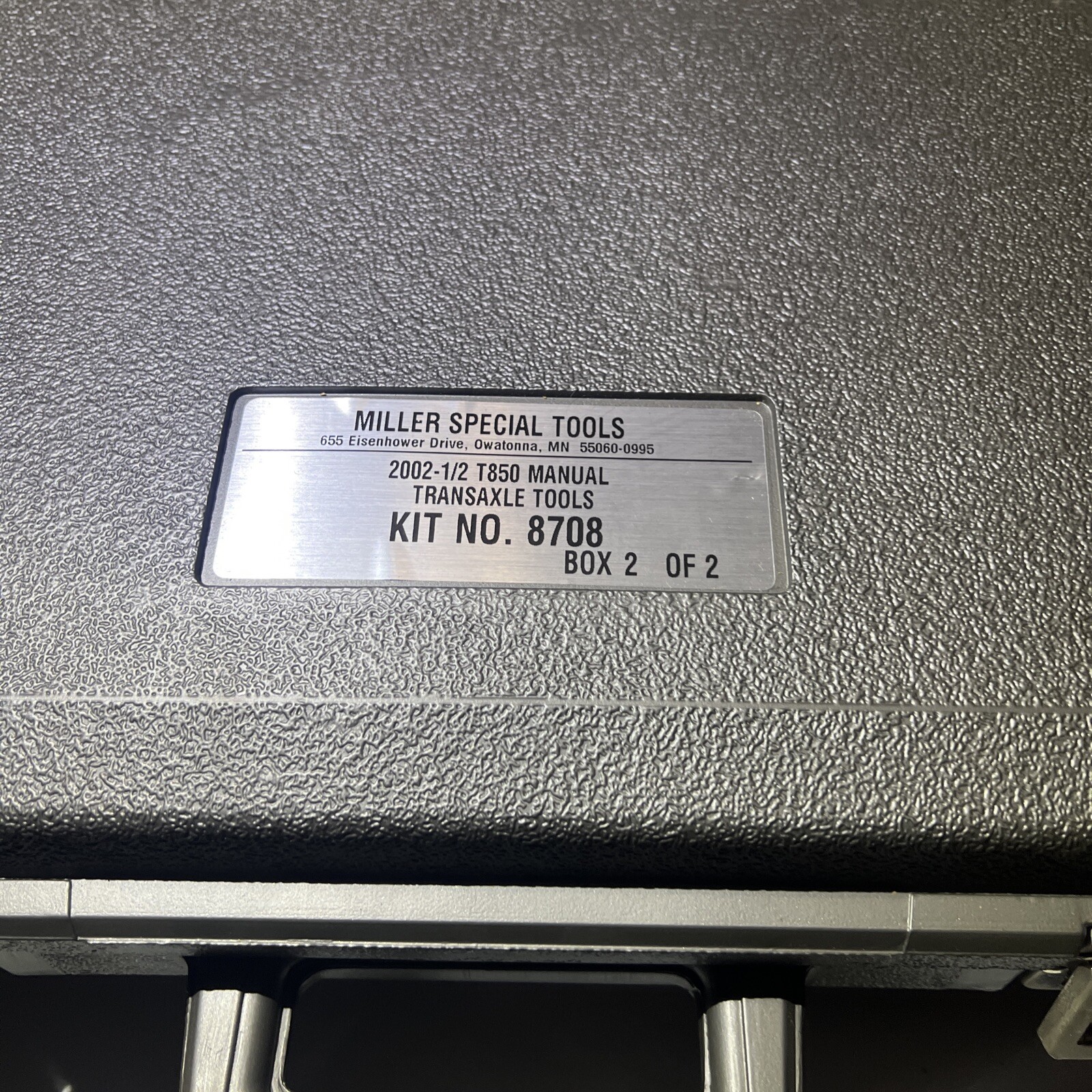 NOS Miller Special Tools 2002 1/2 T850 Manual Transaxle 8708 (2 of 2 ...