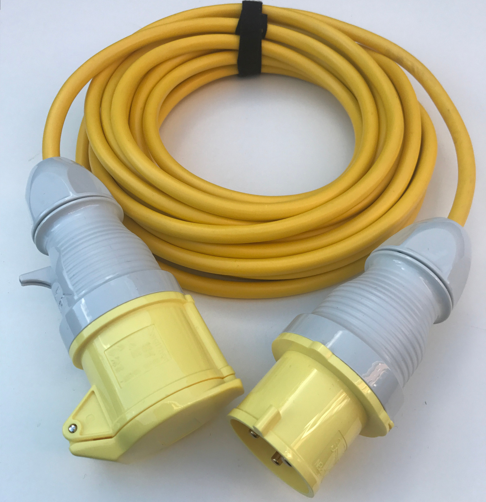 32 amp 4mm Yellow Site Extension Cable 110v 16a Transformer Lead Wire ...