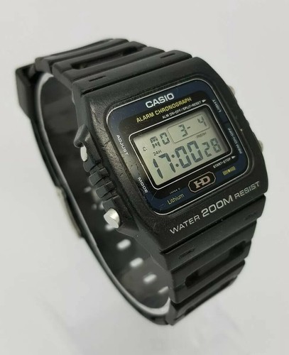 CASIO DW-240 digital watch HD 200m WR from 1990s Module 690 Rare ...