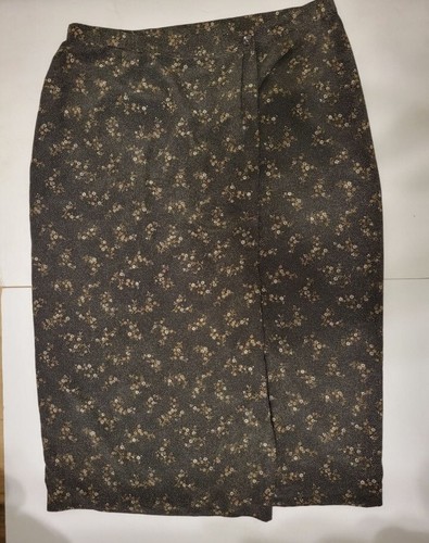 Jones New York Floral Wrap Long Skirt 16 | eBay