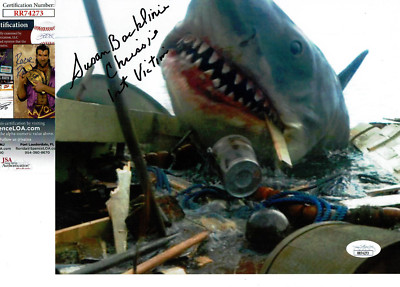 JAWS 1st Victim autographed 8x10 attacking the boat JSA Certified | eBay