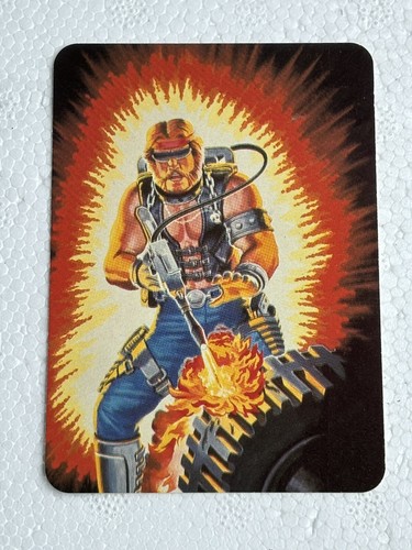 TORCH #104 1986 Hasbro Milton Bradley GI Joe Action Cards Trading Card ...