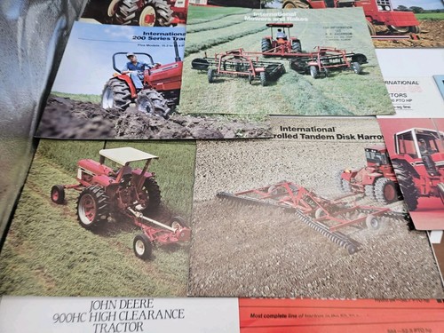 Lot Of Vintage International Harvester Brochure Tractors Brochures ...