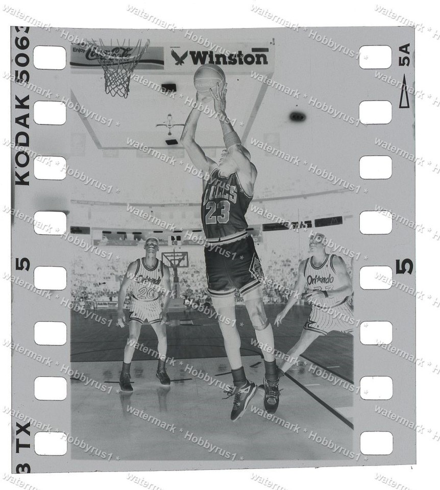 Michael Jordan Pre Dunk Take Off Bulls NBA Basketball Original 35mm ...