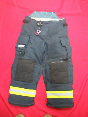 BLACK FIRE DEX 40 X 29 Firefighter Turnout Bunker PANTS GEAR RESCUE ...