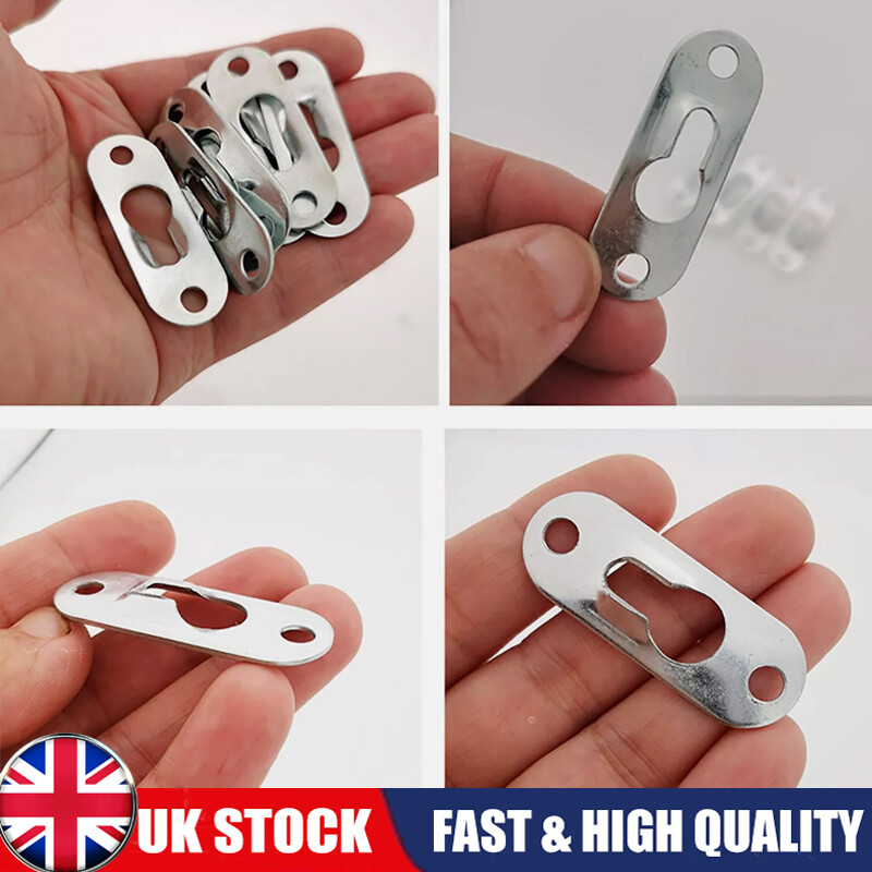 10/30/50PCS Metal Keyhole Picture Frame Hangers Two Hole Hanging ...