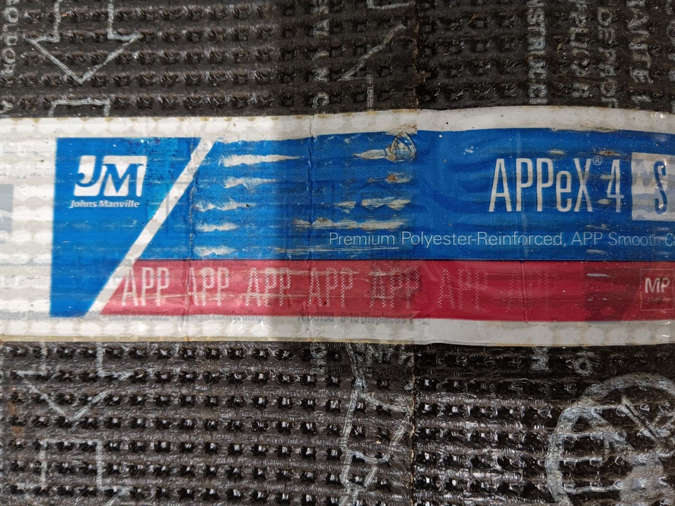 Johns Manville Appex 4S Embossed Mod Bit Torch Membrane Roll Smooth ...