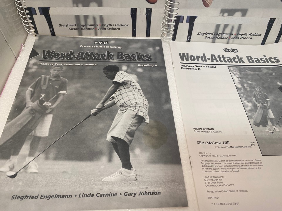 SRA Corrective Reading Comprehension level A ~TE presentation books ...