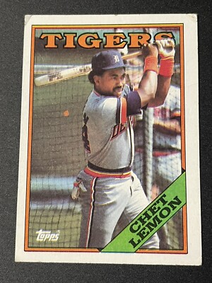Chet Lemon ERROR CARD #366 1988 Topps Baseball Card | eBay