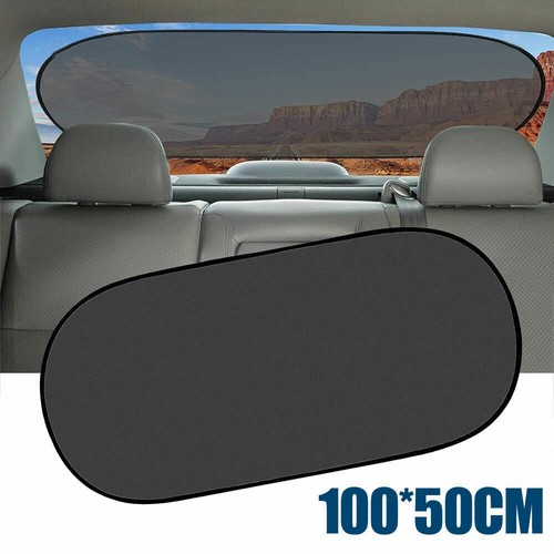 Car Rear Side Window Screen Sunshade Sun Shade Protector Cover Black ...