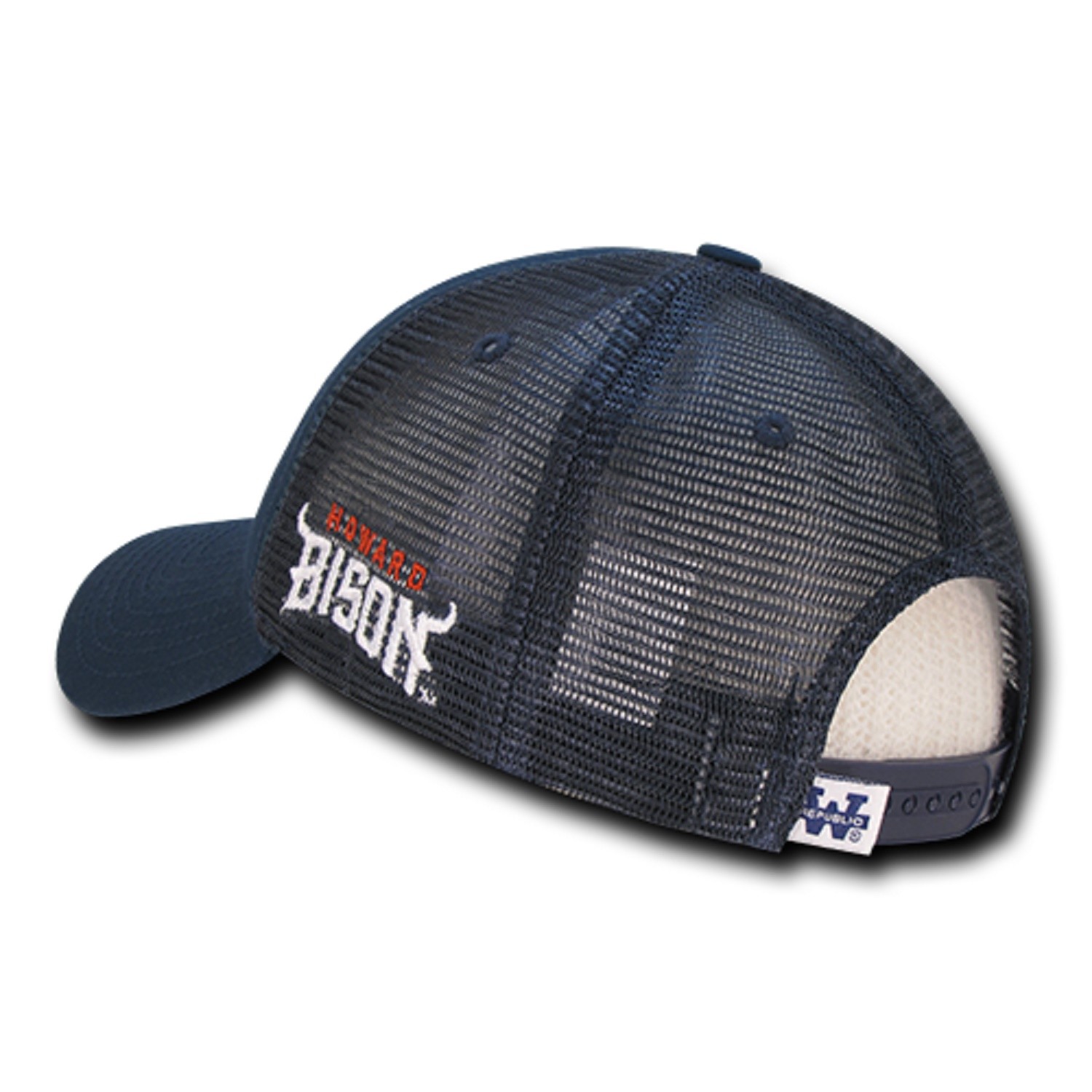 Howard University Bison HU Structured Trucker Mesh Baseball Snapback ...