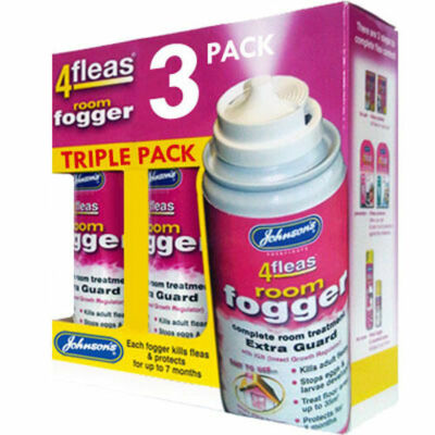 Johnsons 4Fleas Flea Fogger, x3, Home Flea Bomb, Multipack Value 3 ...