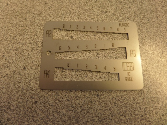 Lab IC Core Key Gauge/decoder Locksmith Tool for sale online | eBay