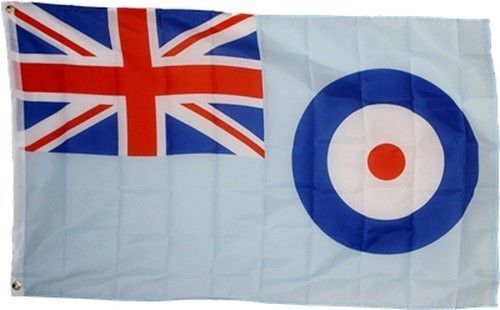 RAF Ensign 3x5 ft Royal Air Force Flag Roundel UK Union Jack Blue ...