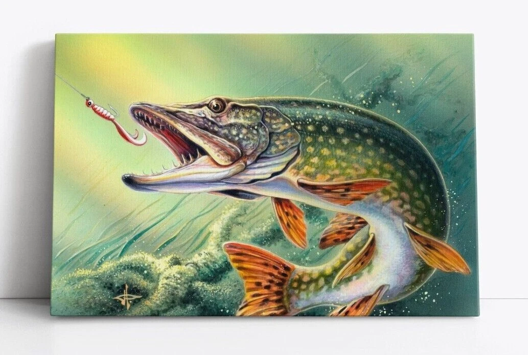 Northern Pike Painting