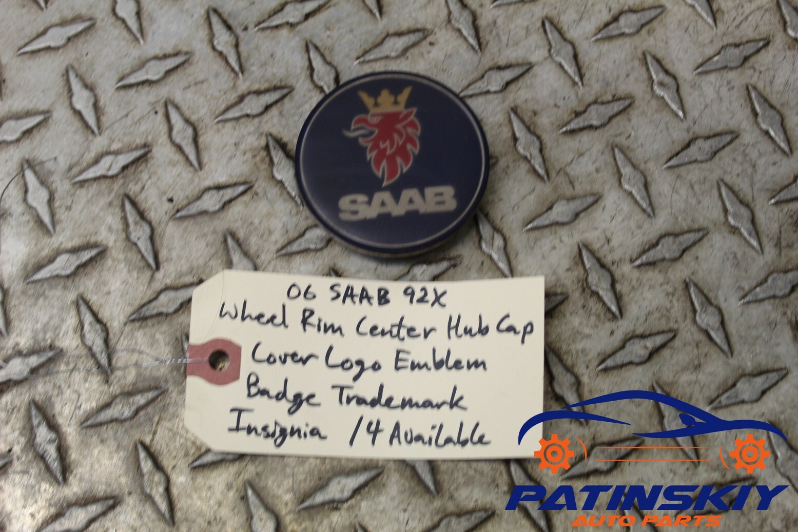 2006 SAAB 9-2 X WHEEL RIM CENTER HUB CAP COVER LOGO EMBLEM BADGE 92 92X ...