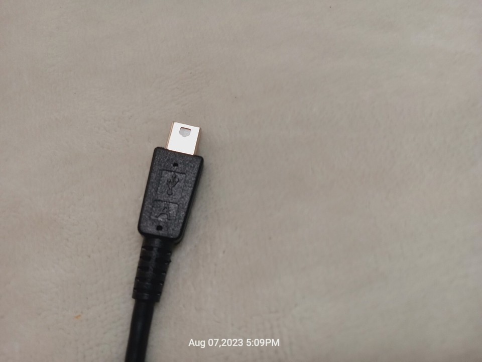 AWB E101344 USB Mini-B to USB Mini-A Male-to-Male Plugs | 15.0" | Black ...