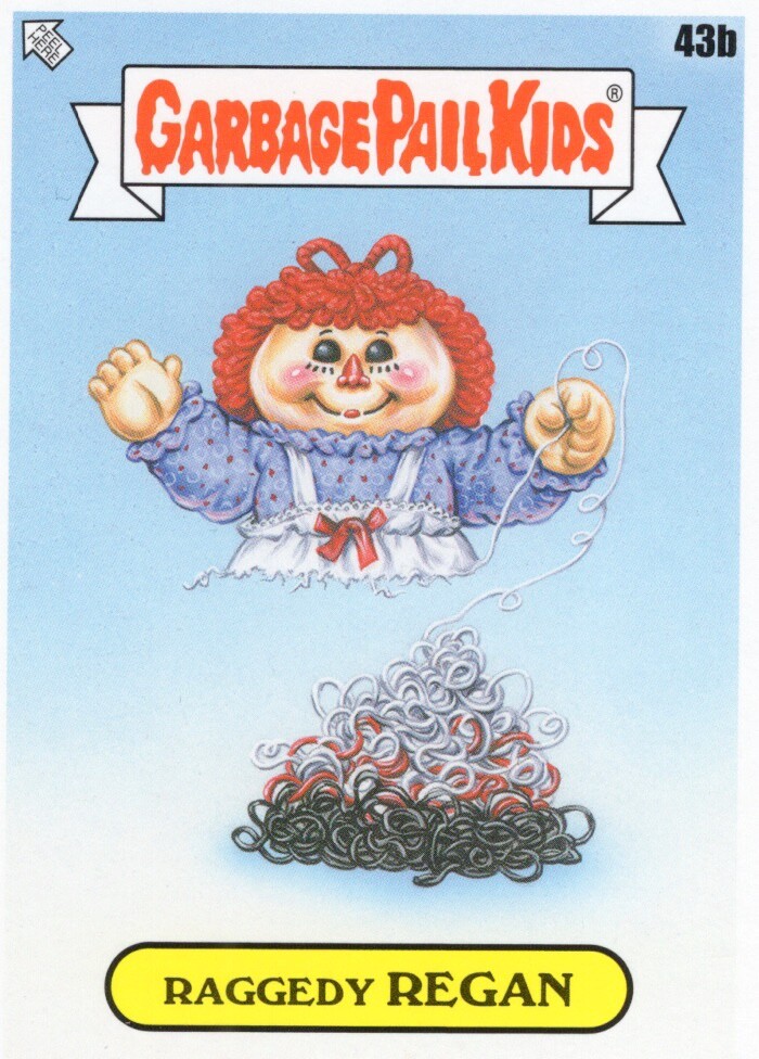 2022 GARBAGE PAIL KIDS GPK BOOK WORMS BASE RAGGEDY REGAN 43b PACK FRESH ...