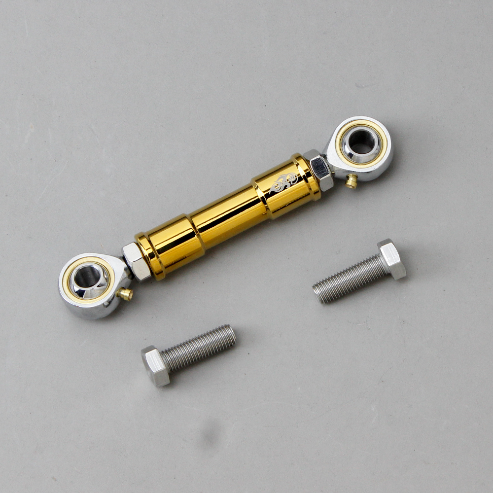 Gold Round Shifter Shift Linkage For Harley 84-22 Dyna with MID-Control ...