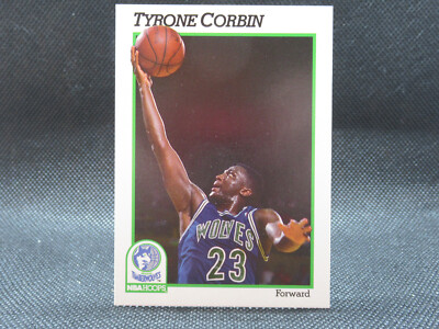 1991-92 NBA Hoops Tyrone Corbin Basketball Cards #125 B | eBay