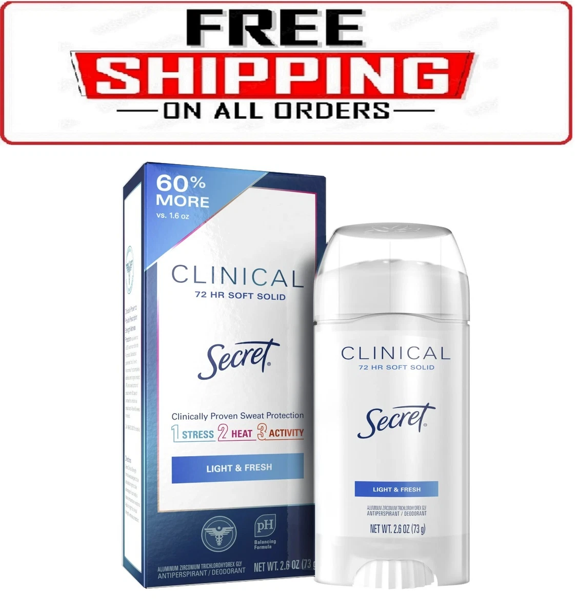 Secret Deodorant Stress Sweat