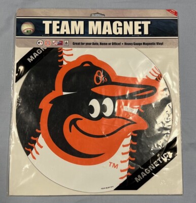BALTIMORE ORIOLES MLB 12" BASEBALL AUTO LOCKER FRIDGE VINYL MAGNET FREE ...