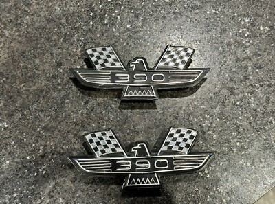 1963 1964 Ford Galaxie 500 XL 390 Fender Emblems | eBay