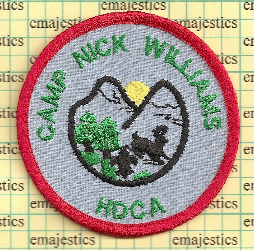 BSA CAMP NICK WILLIAMS NEAR SOUTHERN SIERRA COUNCIL HDCA PATCH | eBay