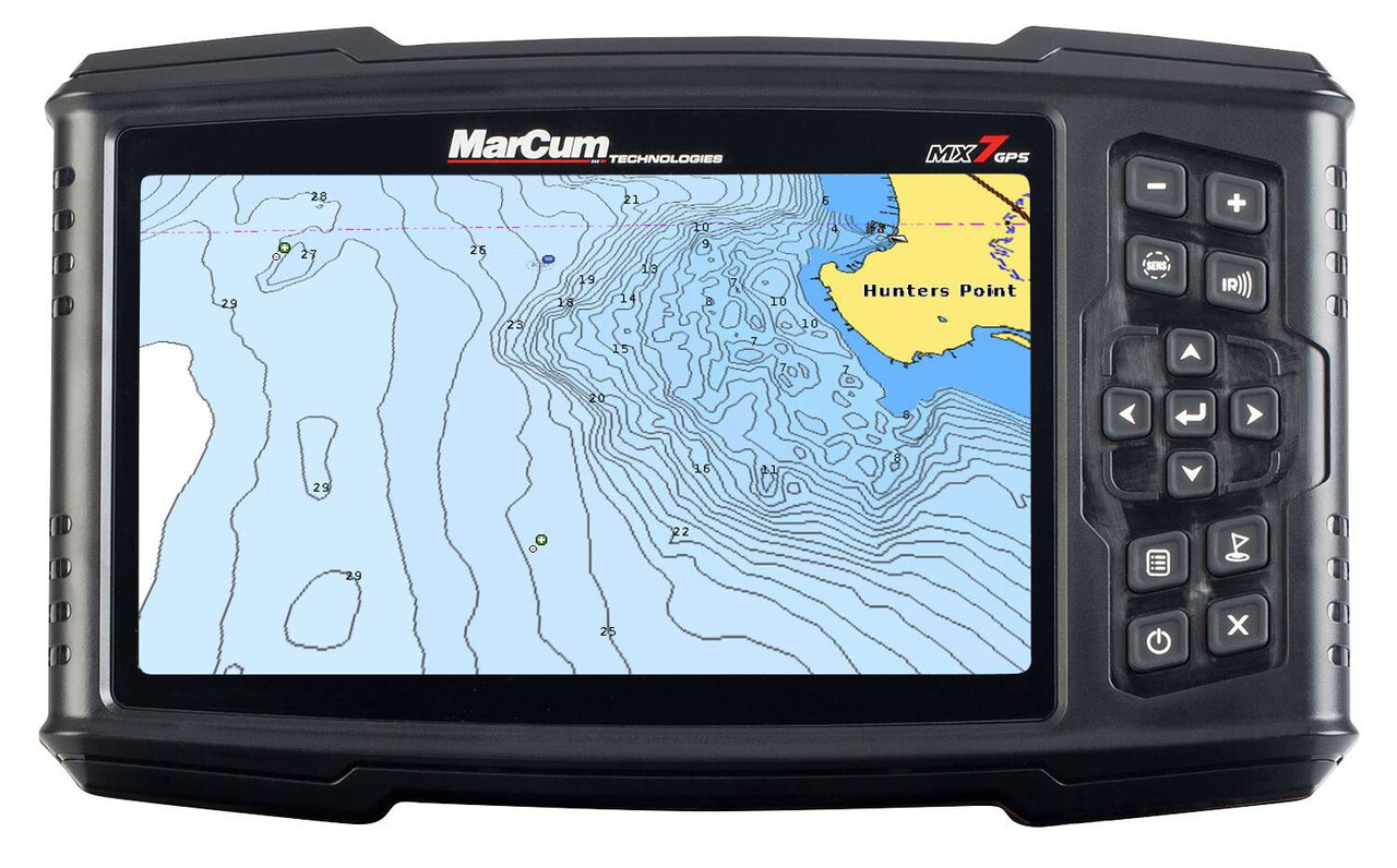 MarCum Mx7 GPS Li Fish Finder Ice Fishing Sonar for sale online | eBay