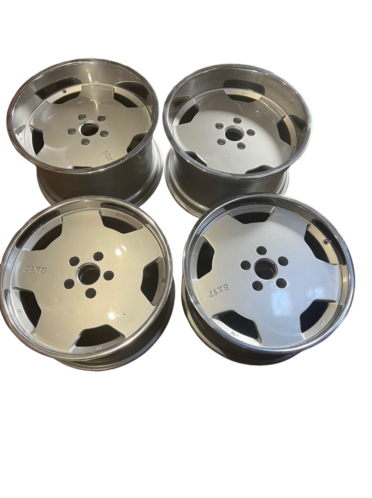 Mercedes W126 C126 17 RH TOPLINE style AMG STAGGERED J8/J10 5X112 | eBay